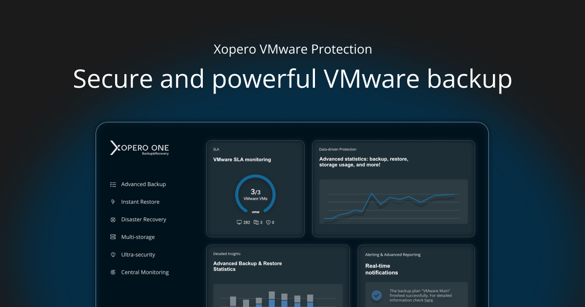 Secure and powerful VMware backup | Xopero Software