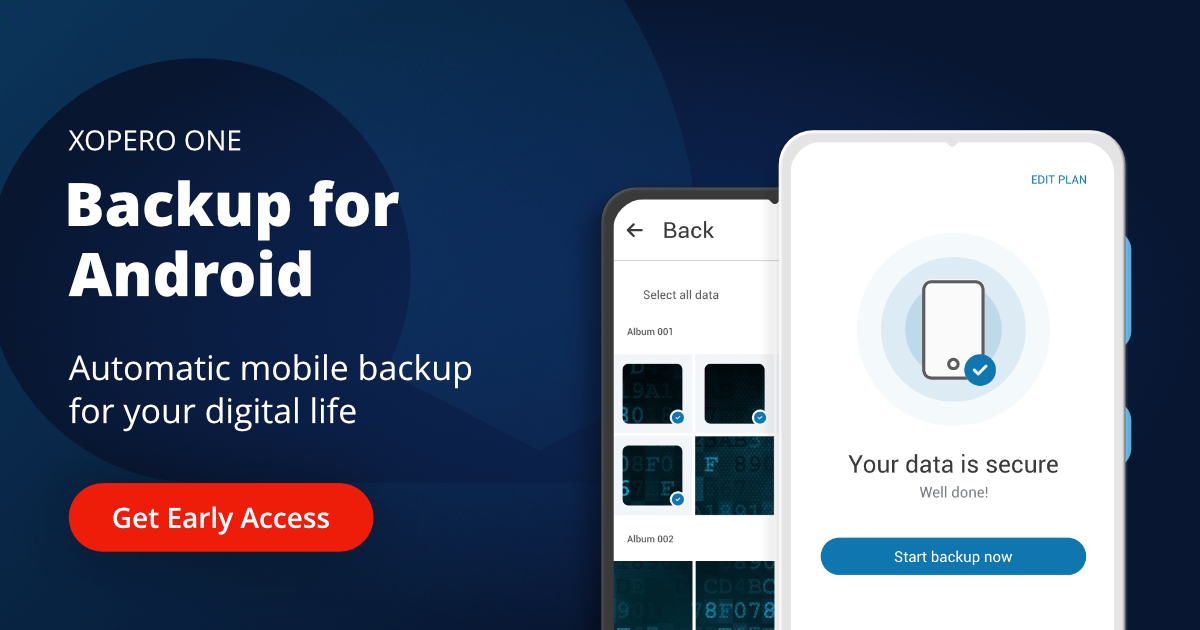 Backup your mobile Android devices, iPhone, iPad and more | xopero.com