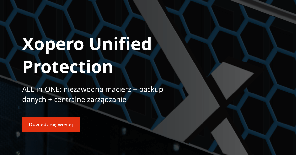 Xopero Unified Protection | Backup appliance